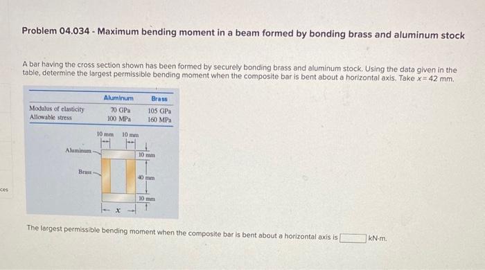 Solved Problem 04.034 - Maximum bending moment in a beam | Chegg.com