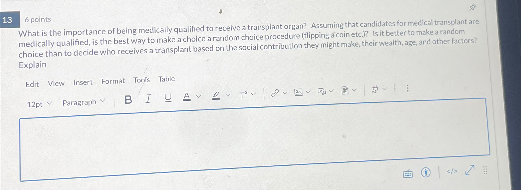 Solved What is the importance of being medically qualified | Chegg.com