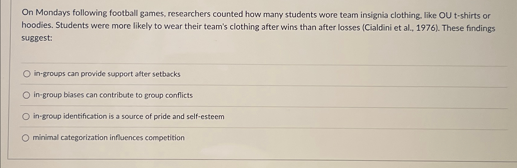 Solved On Mondays following football games, researchers | Chegg.com