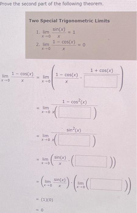 Solved Prove the second part of the following theorem. Two | Chegg.com