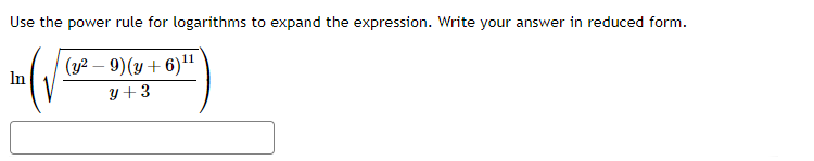 Solved Use the power rule for logarithms to expand the | Chegg.com