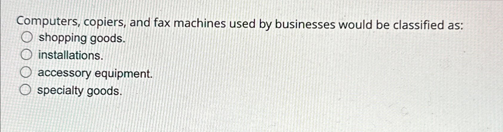 Solved Computers, copiers, and fax machines used by | Chegg.com