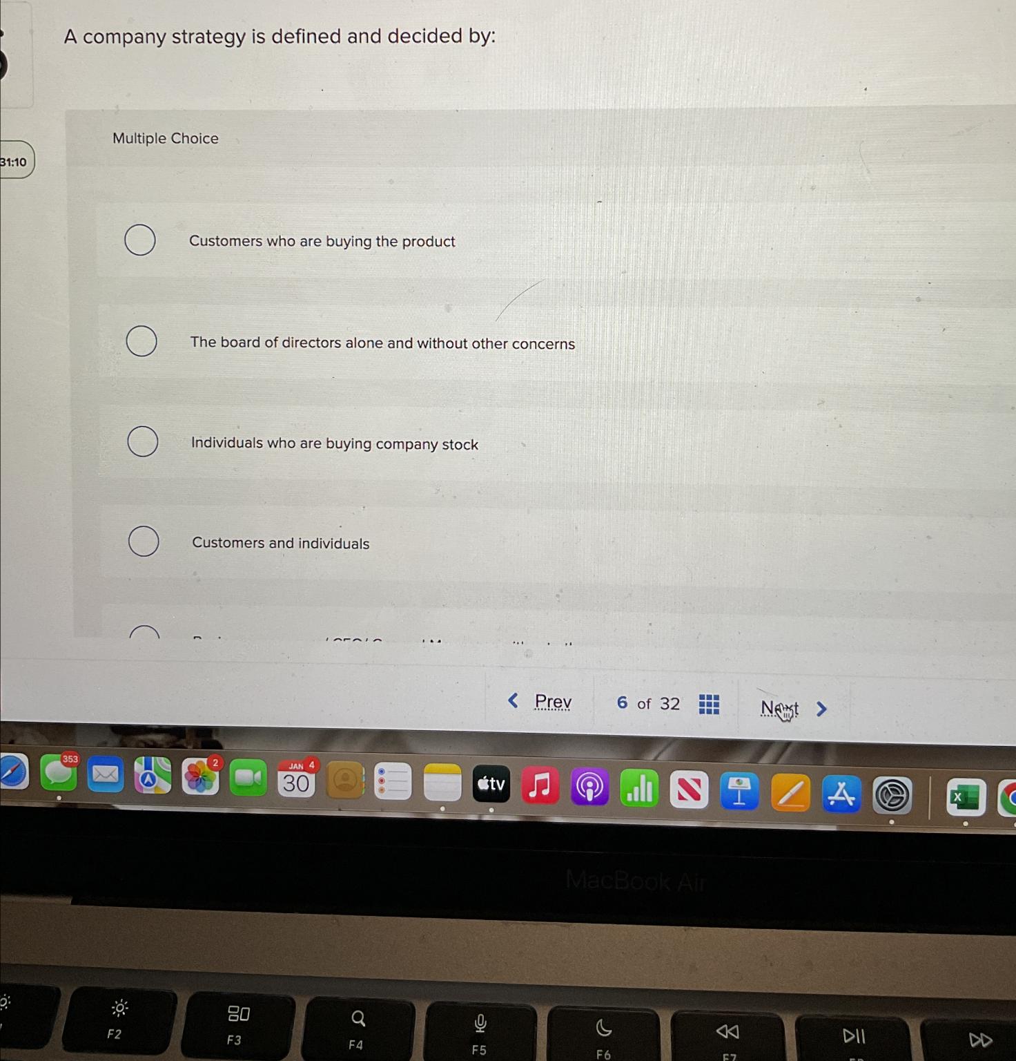Solved A company strategy is defined and decided by:Multiple | Chegg.com