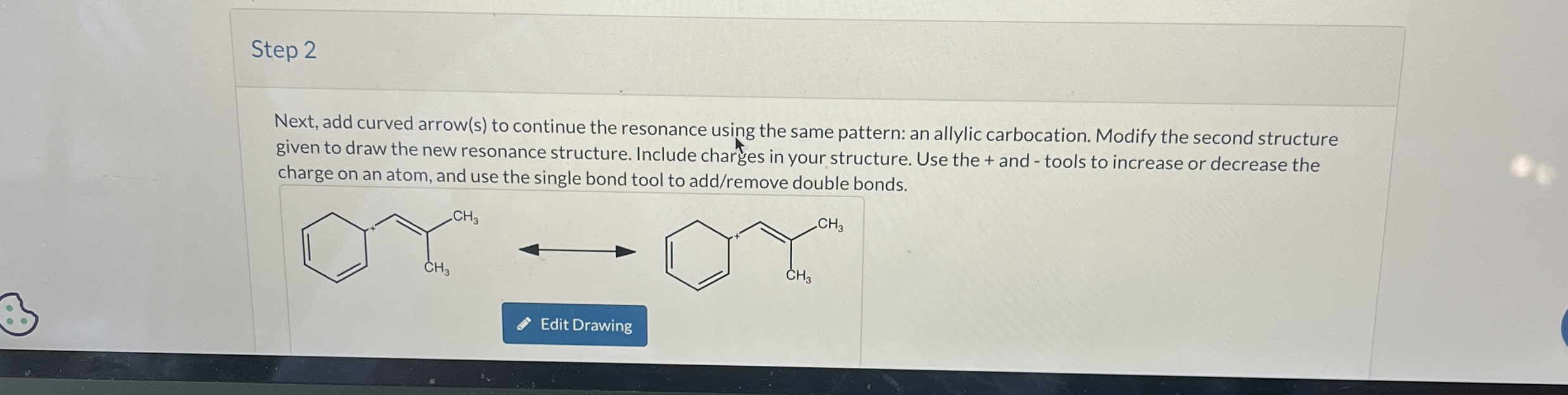 Solved Step 2Next, add curved arrow(s) ﻿to continue the | Chegg.com