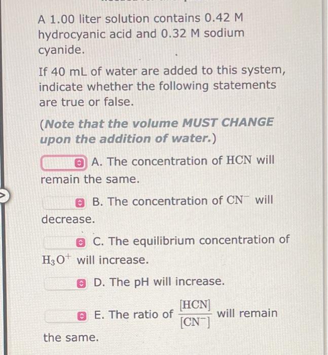 Solved A 1.00 liter solution contains 0.41M ammonia and | Chegg.com