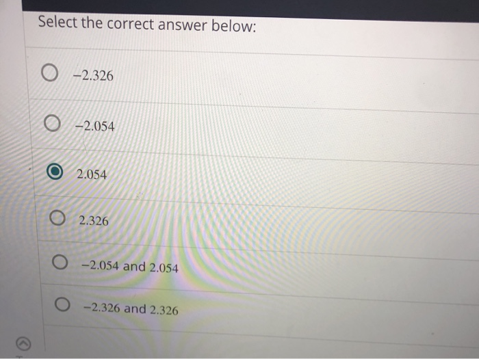 Solved 16 2 Determine The Critical Value Or Values For A