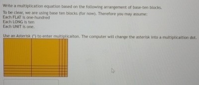 Solved Write a multiplication equation based on the | Chegg.com