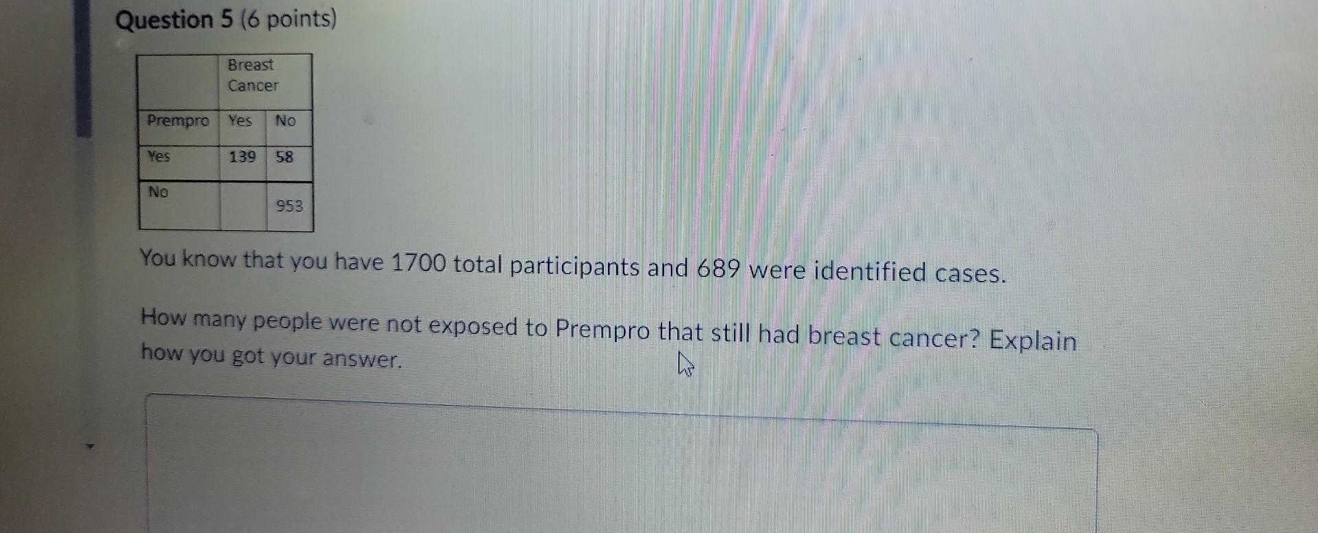 Solved Question 5 (6 points) You know that you have 1700 | Chegg.com