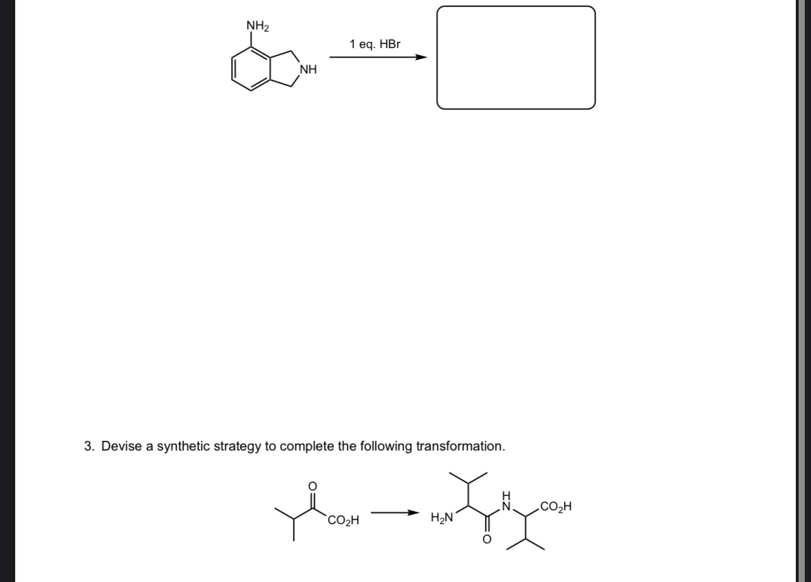 Solved Devise a synthetic strategy to complete the following | Chegg.com Solved Devise a synthetic strategy to complete the following | Chegg.com