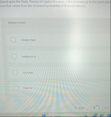 Solved Based upon the Static Theory of Capilal Structure, a | Chegg.com