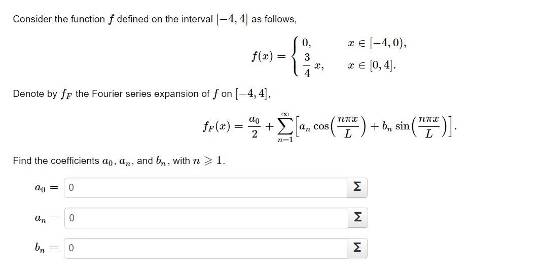 Consider the function f ﻿defined on the interval -4,4 | Chegg.com