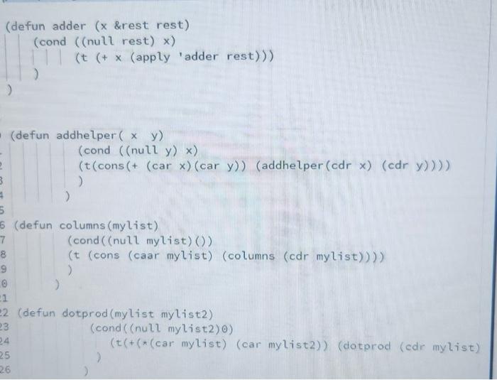 Solved Write the code for a multiply-matrix function which | Chegg.com