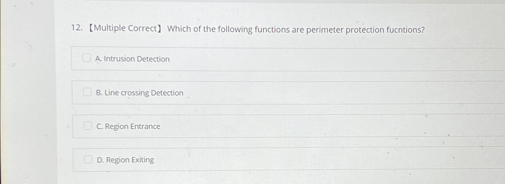 Solved Which of the following functions are perimeter | Chegg.com