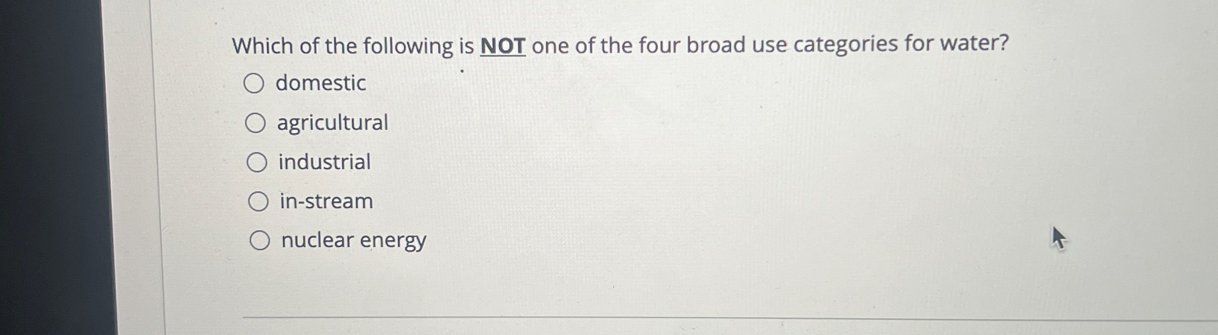 Solved Which of the following is NOT one of the four broad | Chegg.com