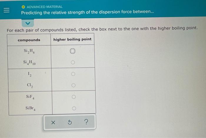 Solved ADVANCED MATERIAL Predicting the relative strength of | Chegg.com