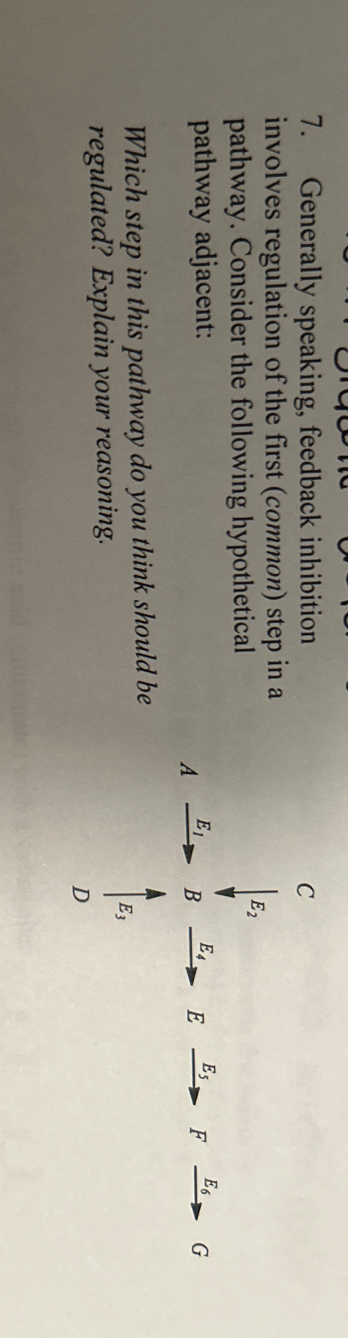 Solved Generally speaking, feedback inhibition involves | Chegg.com