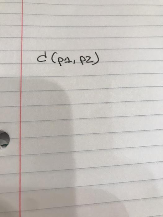 Solved d (p.1, p2) | Chegg.com