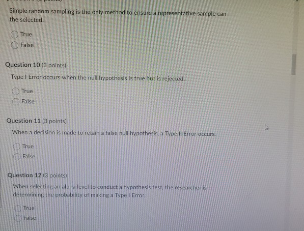 Solved Simple random sampling is the only method to ensure a | Chegg.com
