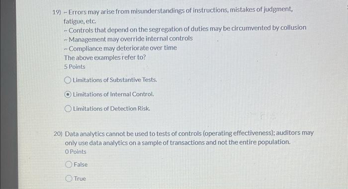 Solved 2) Select an example of preventative control in | Chegg.com