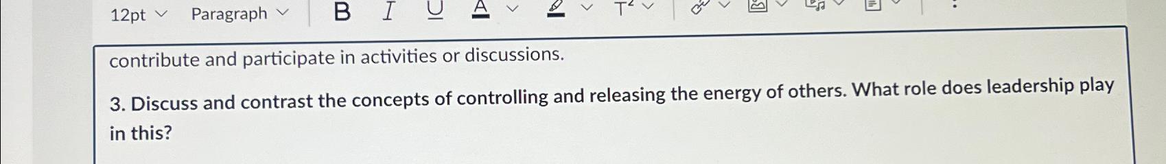 Solved 3. ﻿Discuss and contrast the concepts of controlling | Chegg.com
