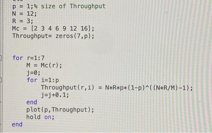 Solved Can you please fix the Matlab code for me, I need to | Chegg.com