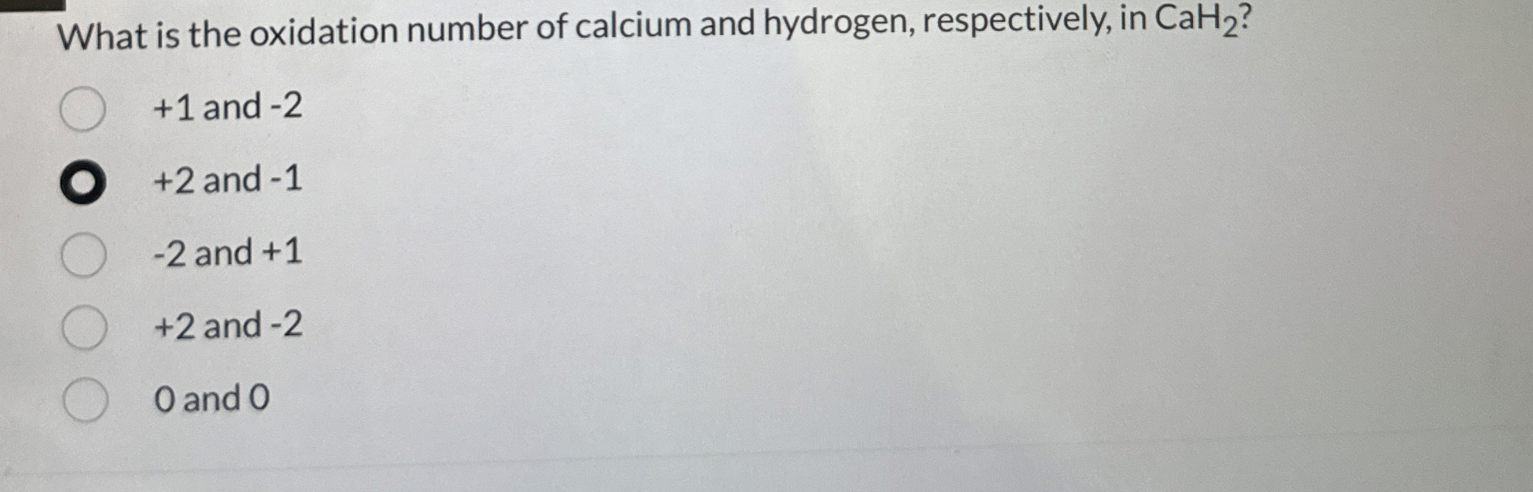 High Quality SOLUTION What is the oxidation number of calcium and ...