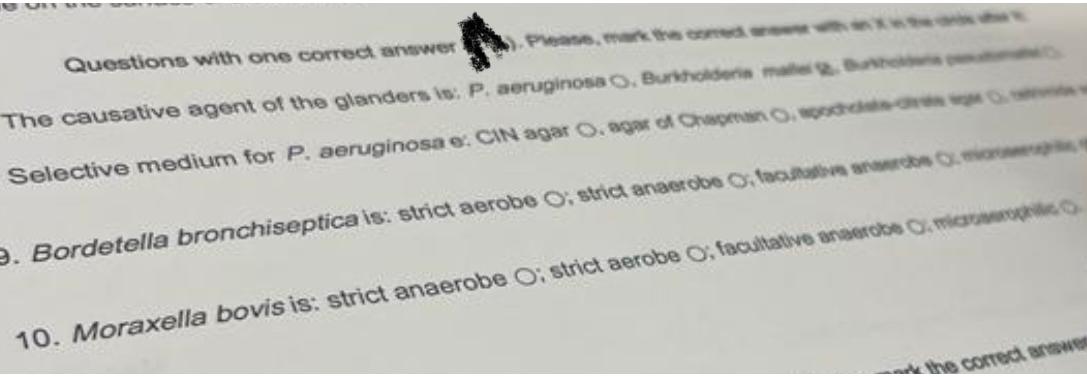 Solved Questions with one correct Answer. | Chegg.com