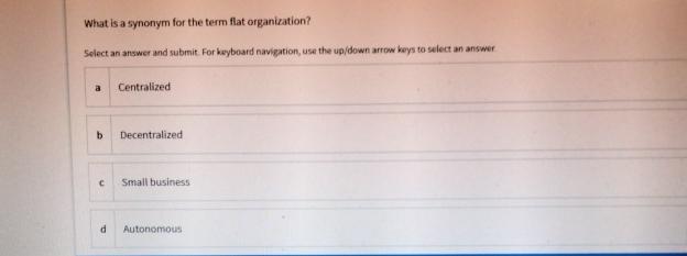 Solved What is a synonym for the term flat | Chegg.com
