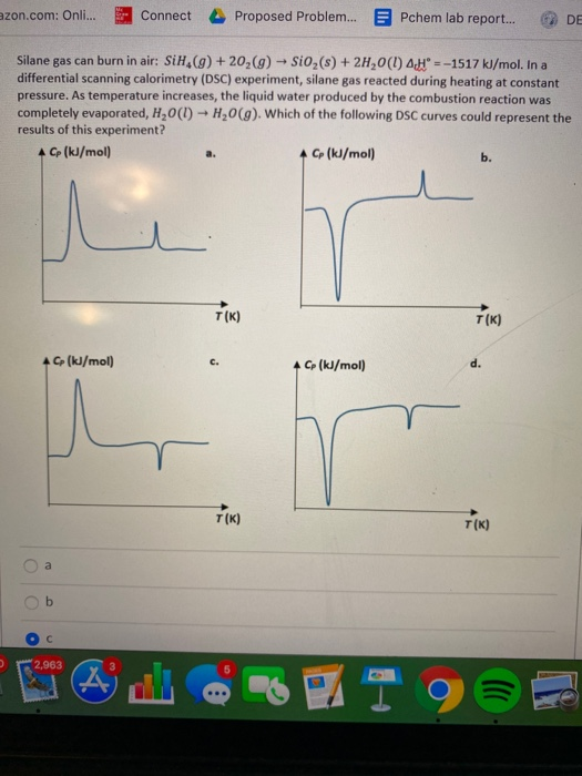 Solved zon.com: Onli... Connect Proposed Problem... E Pchem | Chegg.com