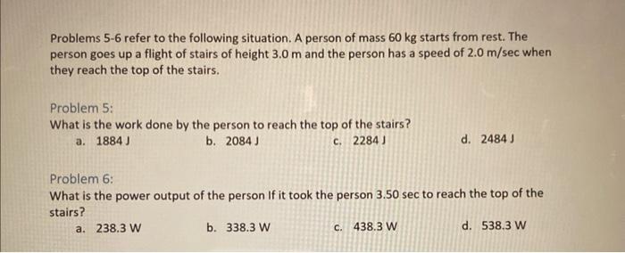 Solved Problems 5−6 refer to the following situation. A | Chegg.com