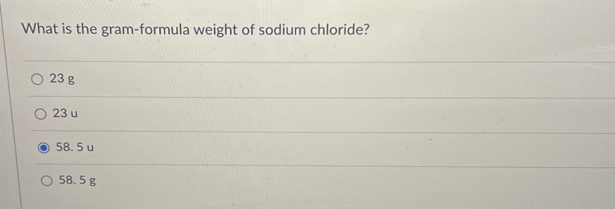 Solved What is the gram-formula weight of sodium | Chegg.com