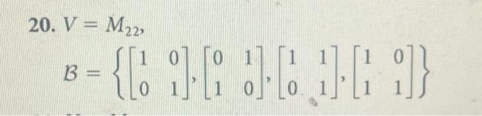 Solved In Exercises 18−25, determine whether the set B is a | Chegg.com