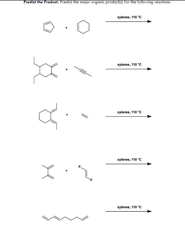 Solved Predict the Product. Predict the major organic | Chegg.com