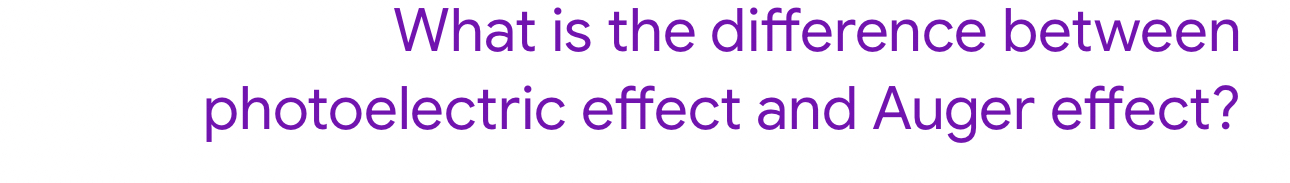 Solved What is the difference between photoelectric effect | Chegg.com