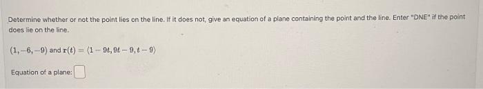Solved Determine whether or not the lines have a single | Chegg.com