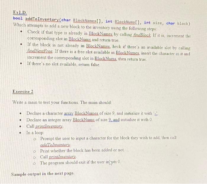 Solved In Minecraft, players can store blocks in their | Chegg.com