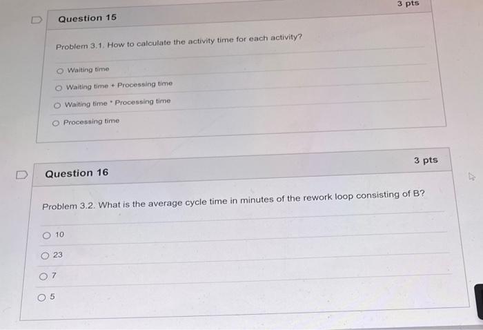 Problem 3. Cycle Time Analysis Figure 4 Consider the | Chegg.com
