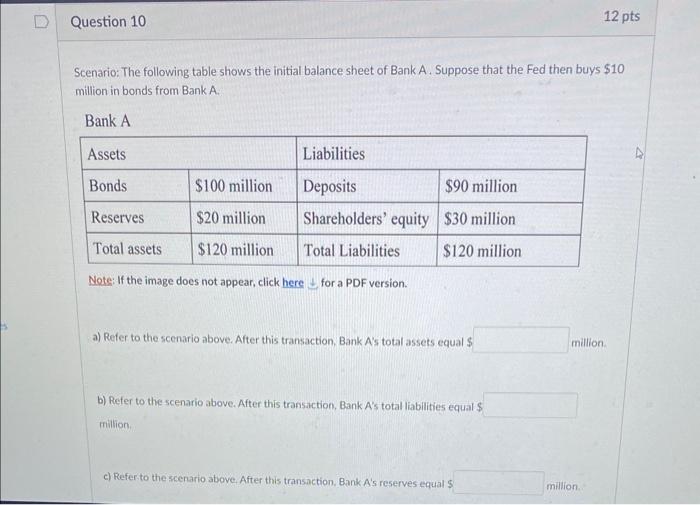 [Solved]: Scenario: The following table shows the initial b