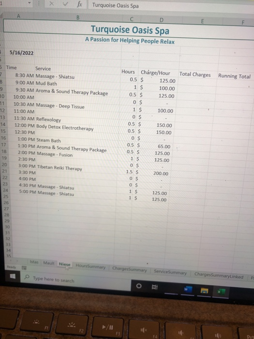 Grader - Instructions Excel 2019 Project | Chegg.com