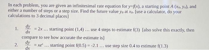 Solved In each problem, you are given an infinitesimal rate | Chegg.com