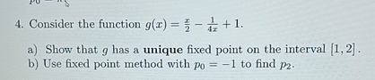 Solved Consider the function g(x)=x2-14x+1.a) ﻿Show that g | Chegg.com