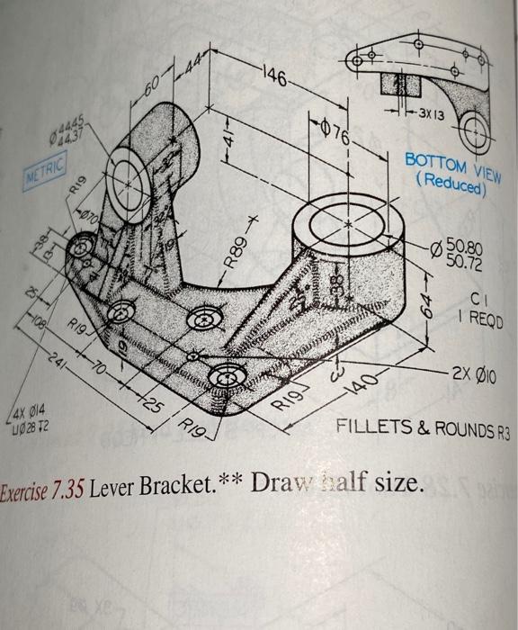 Solved using solidwork draw this figure with showing a photo | Chegg.com