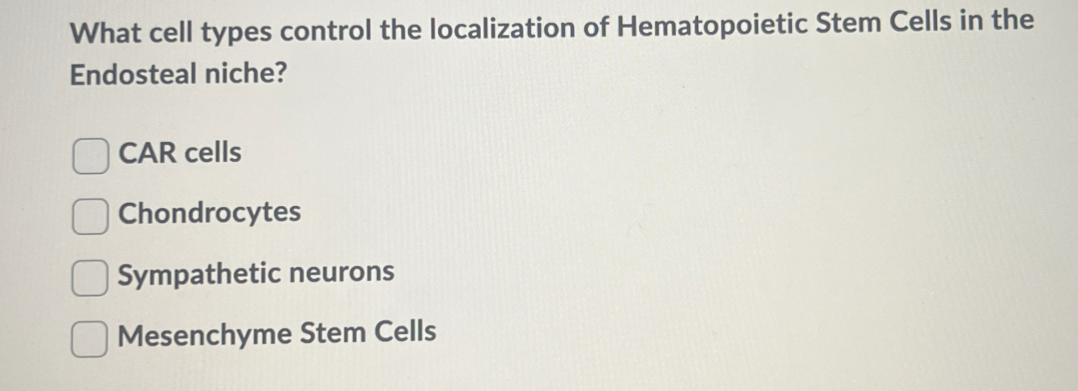 Solved What cell types control the localization of | Chegg.com