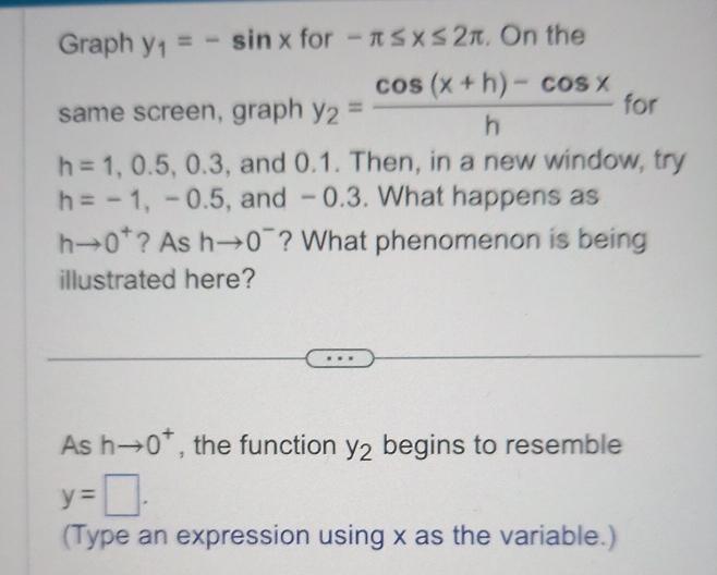 Solved Graph y_(1)=-sinx for -\\\\pi