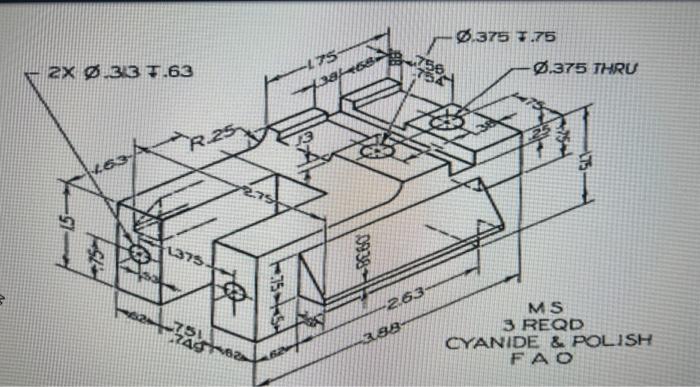 Solved create a 3D model with steps using fusion 360 | Chegg.com
