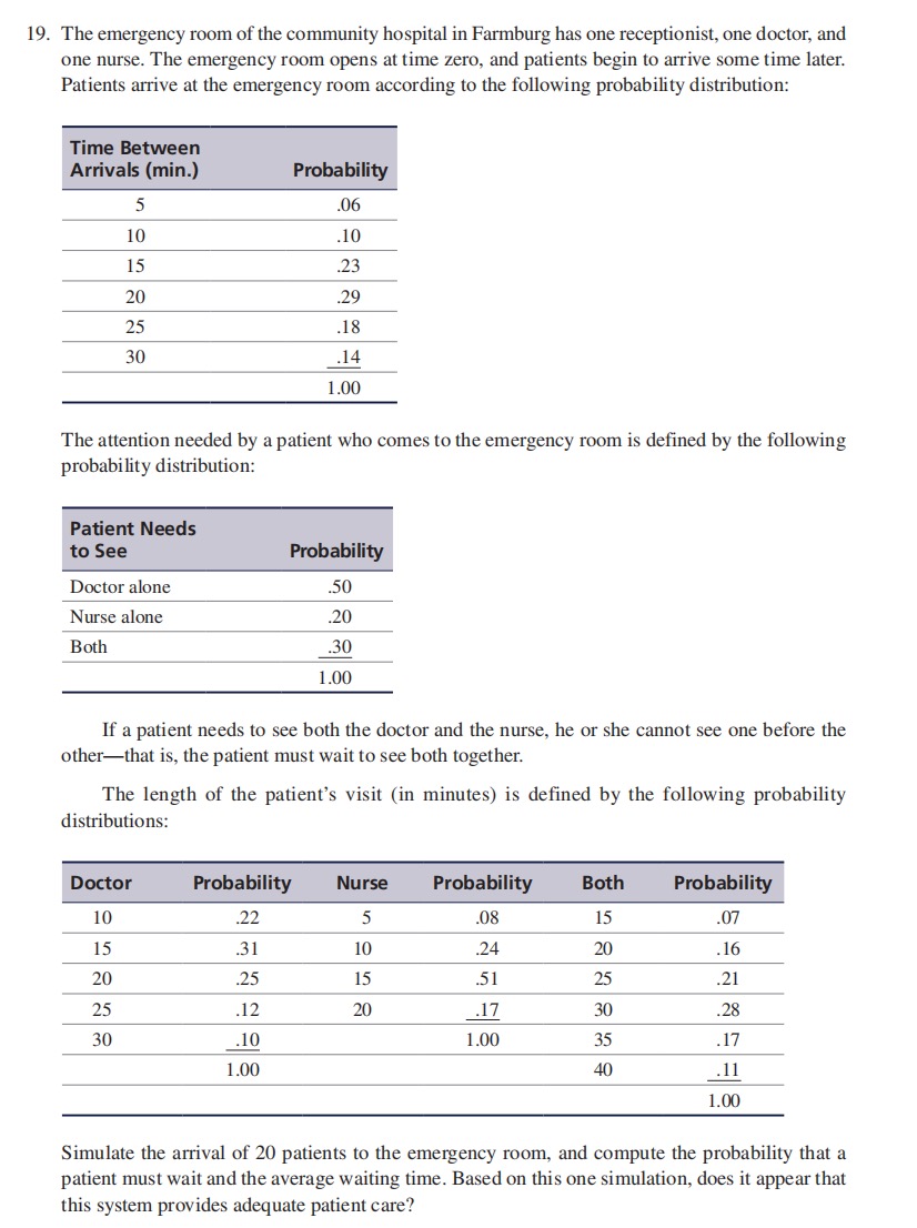 Solved do the following: (i) ﻿Simulate the arrival of 20 | Chegg.com