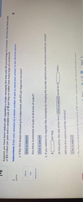 Solved Suppose you have been tasked with regulating a single | Chegg.com