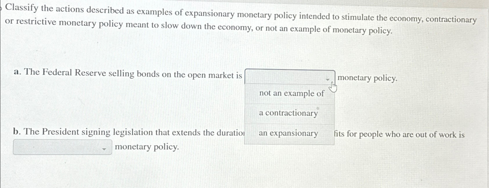 Solved Classify the actions described as examples of | Chegg.com