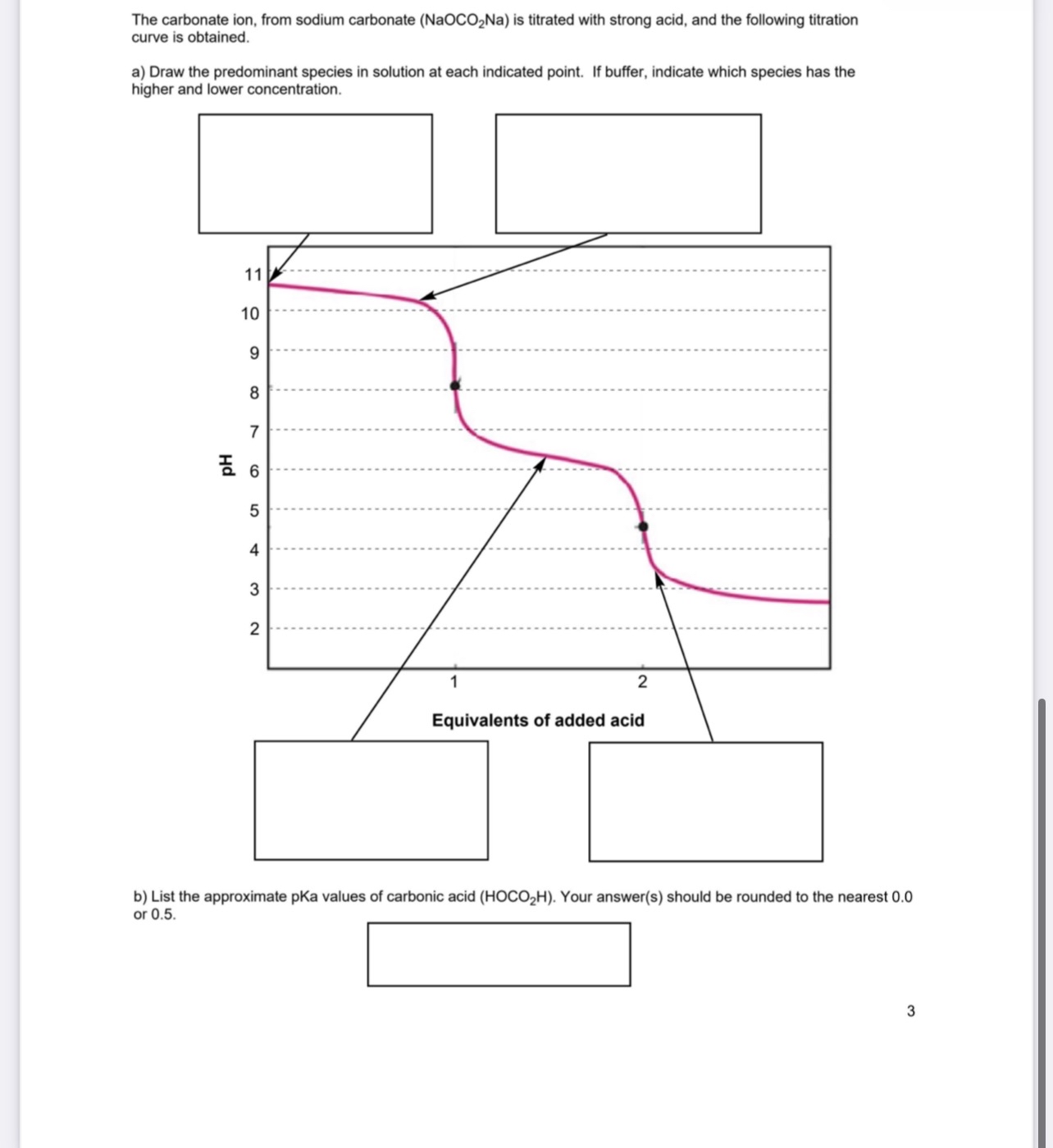 Solved The carbonate ion, from sodium carbonate (NaOCO2Na) | Chegg.com