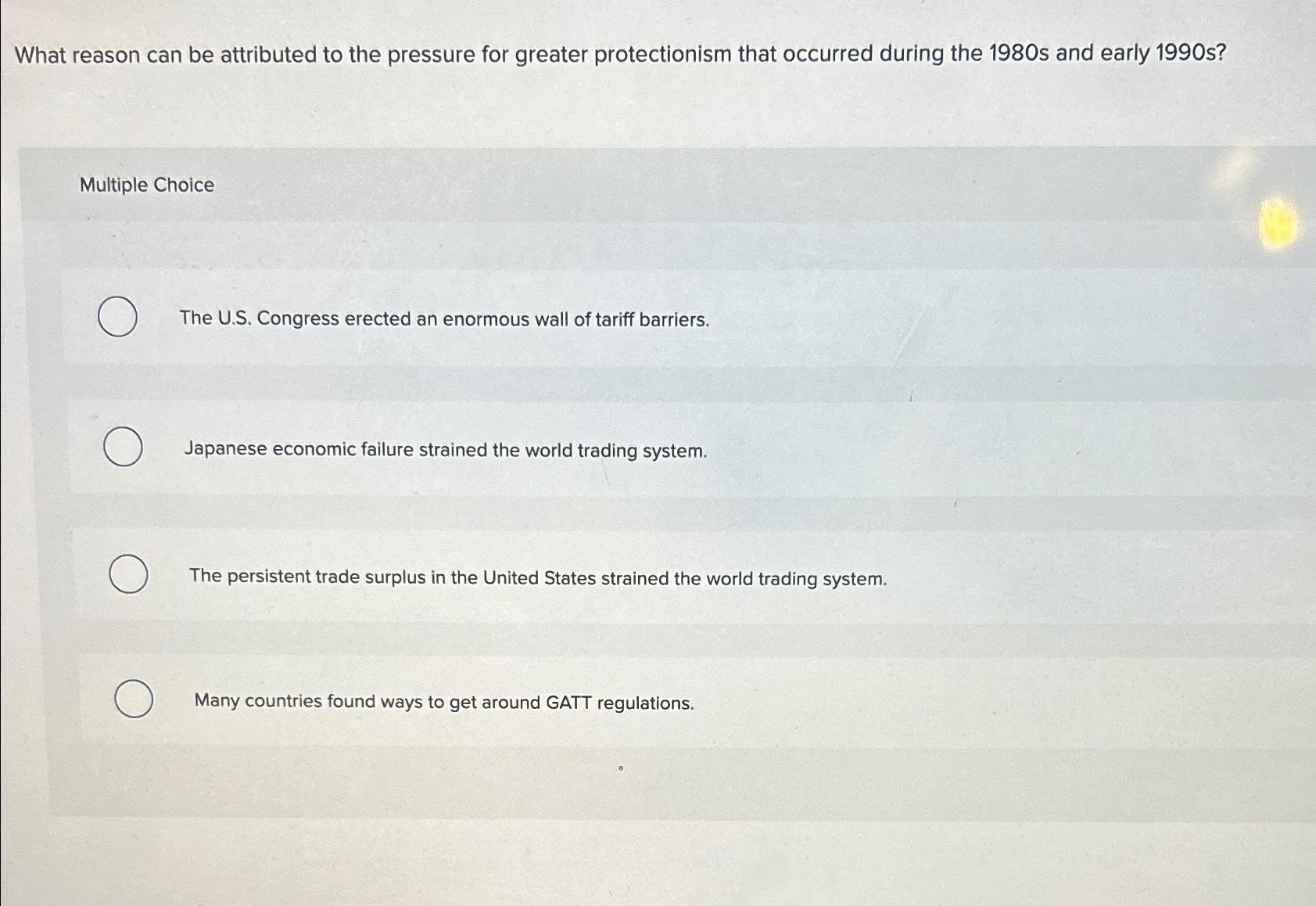 Solved What reason can be attributed to the pressure for | Chegg.com